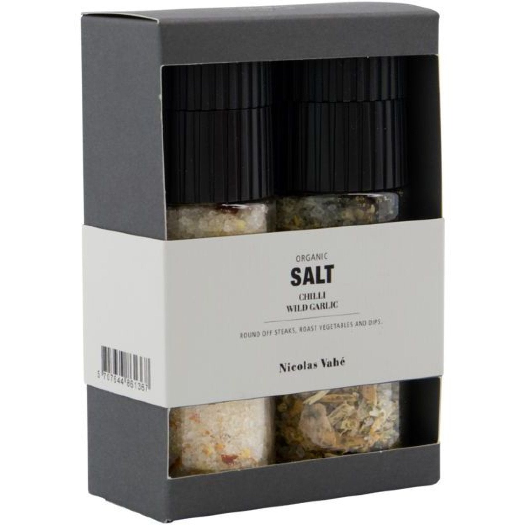 Nicolas Vahé Gewürz- & Geschenkset Bio-Chilli Salt & Wild Garlic | AMBIENDO